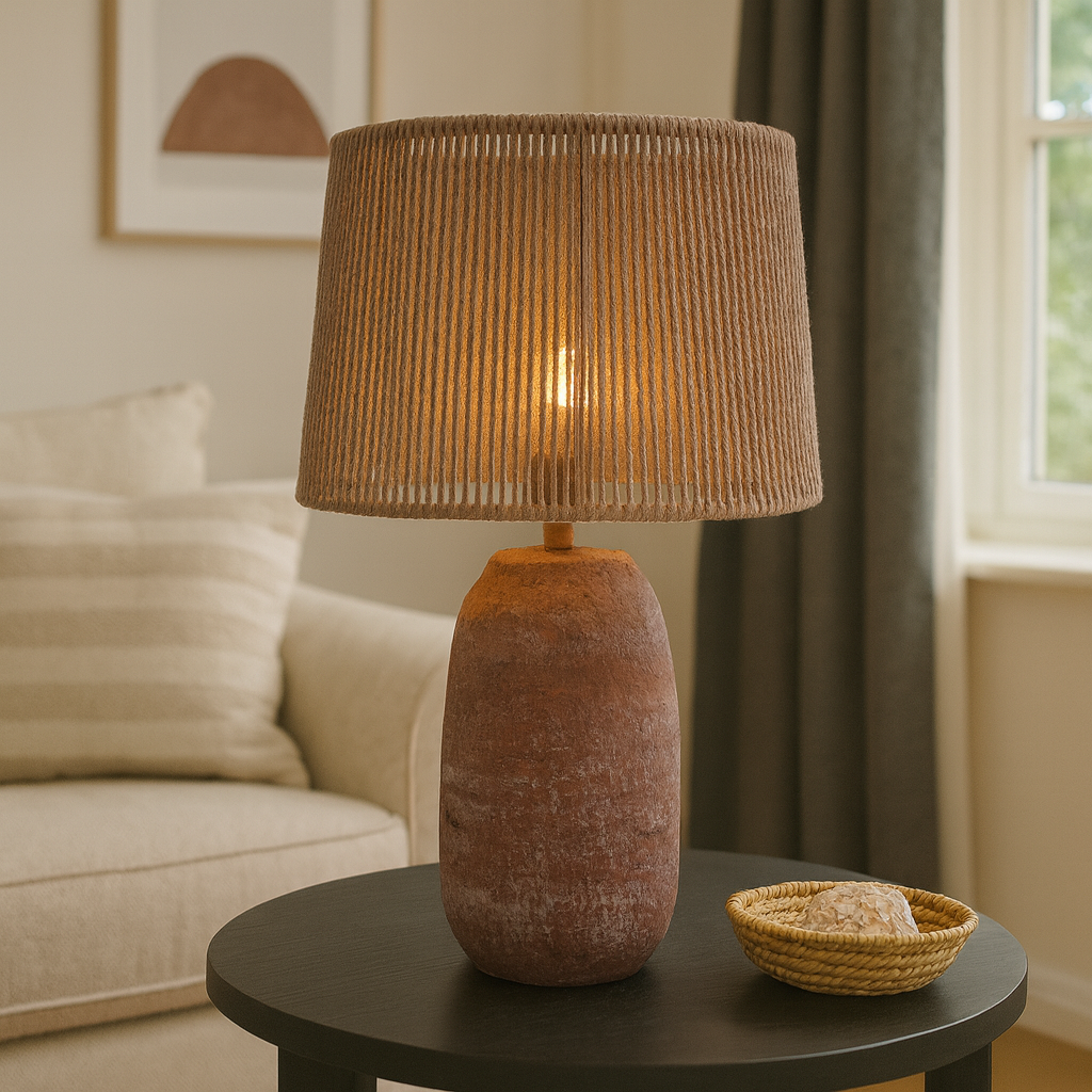 austin terracotta terracotta lamp