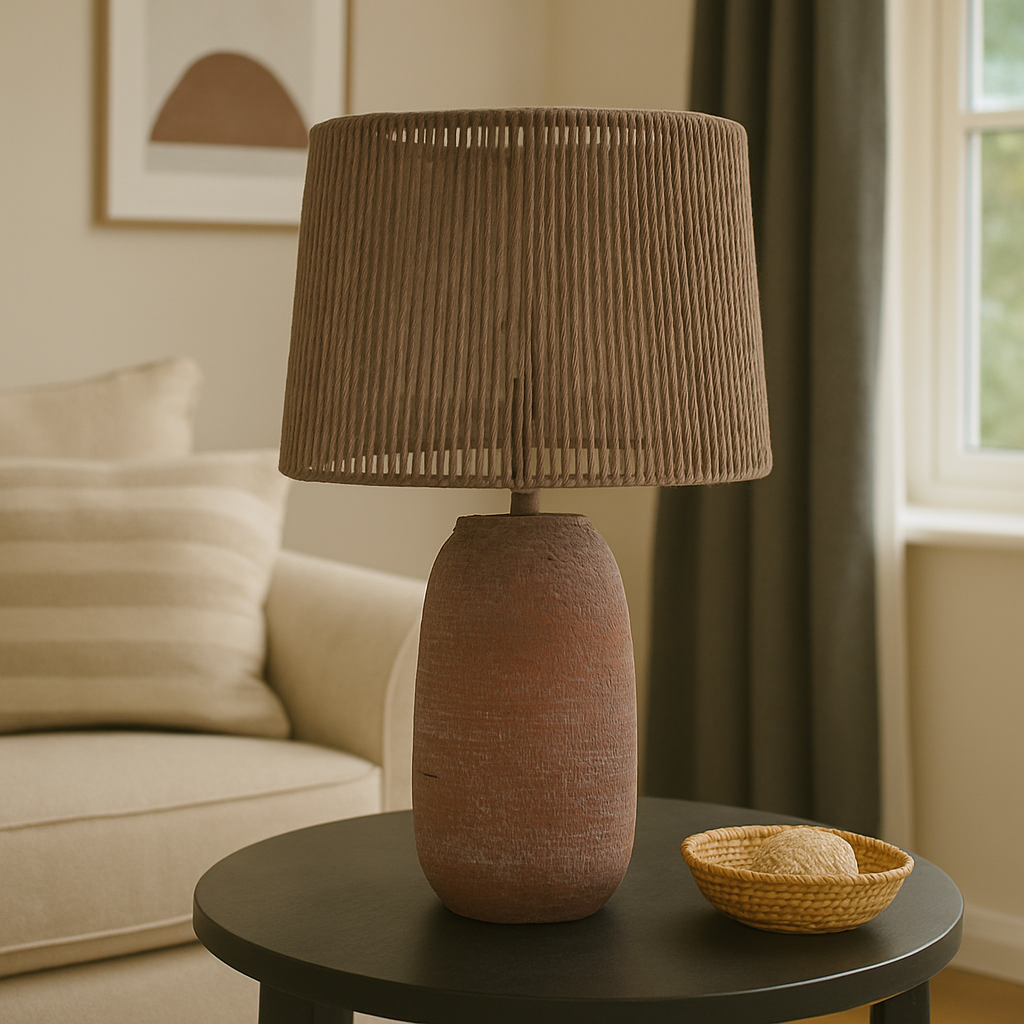 austin terracotta terracotta lamp