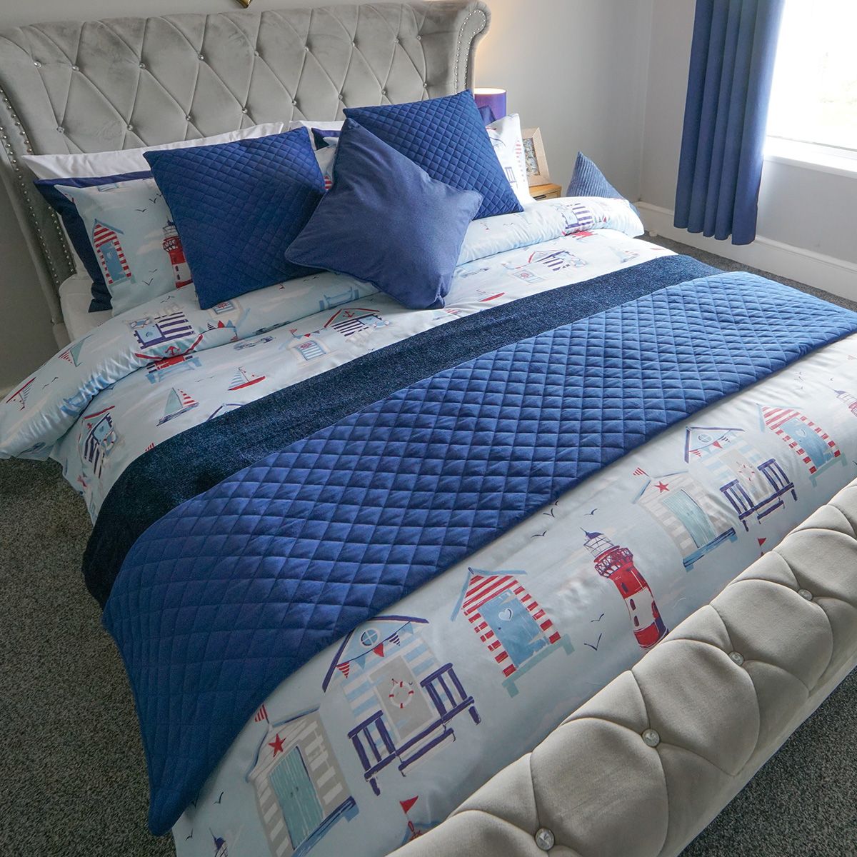 Beach Huts Blue-CBDS