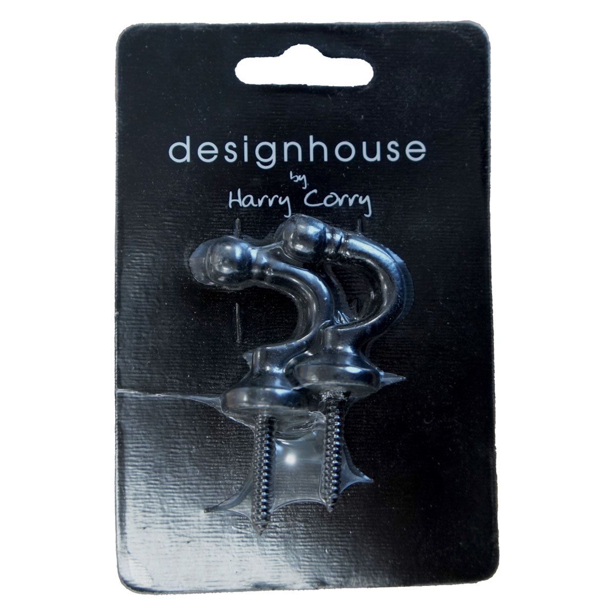 Black Ball Hook Pair