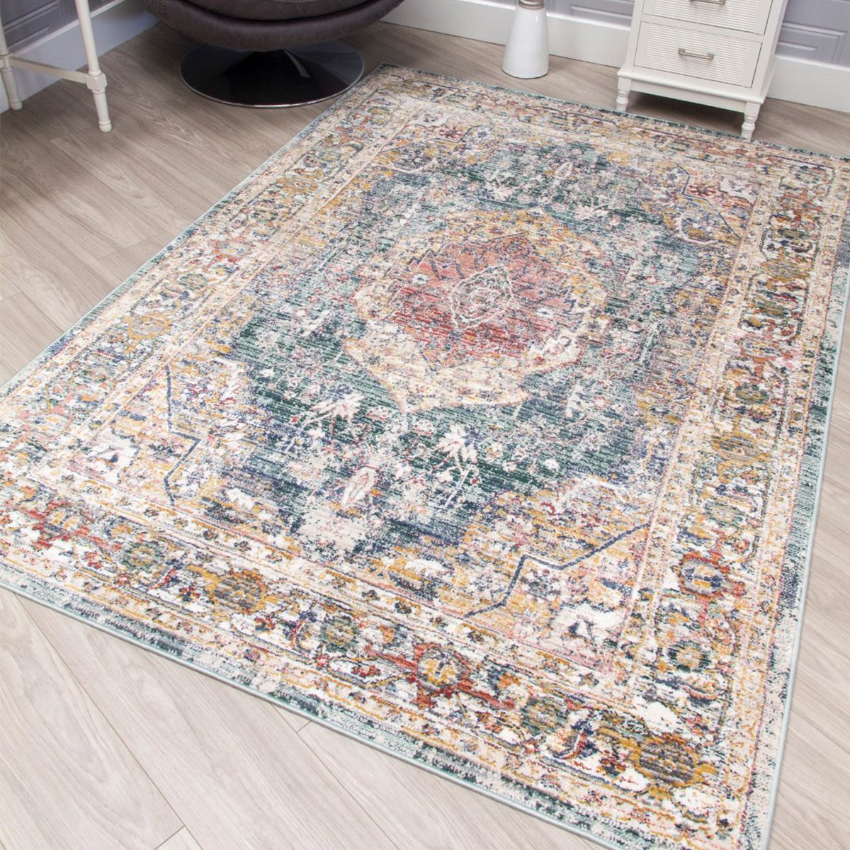 Boho Medallion Green-XRUGS