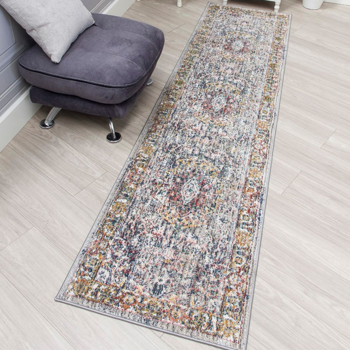 Boho Medallion Grey-XRUGS