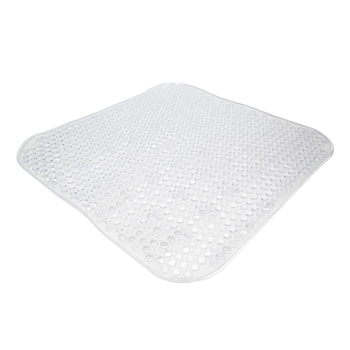 pvc shower mat clear clear 45x45