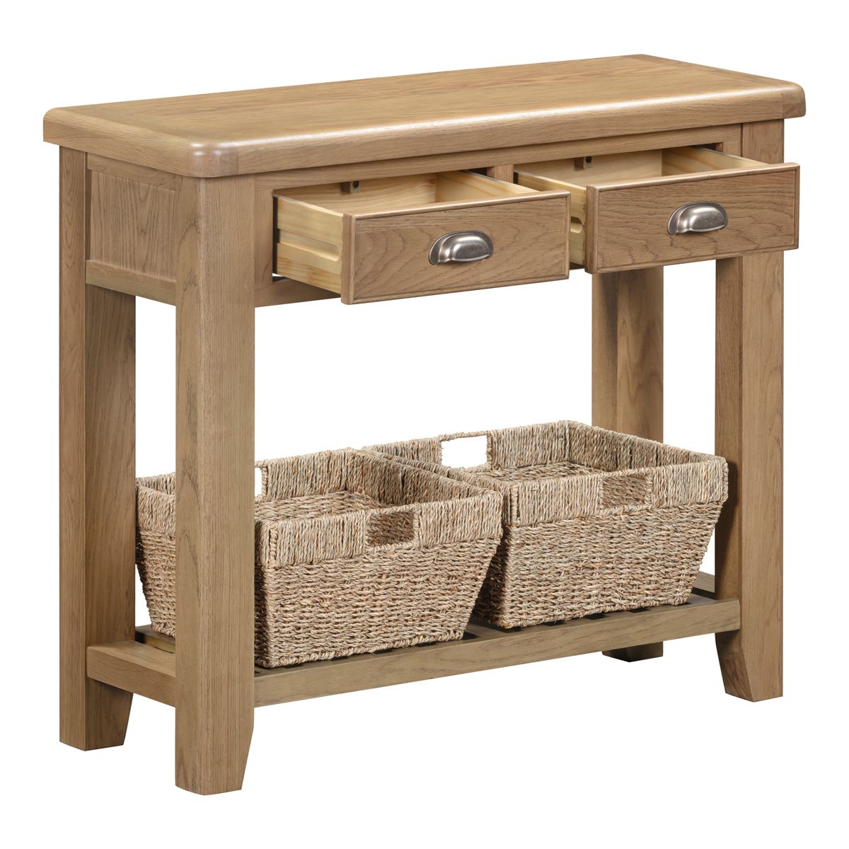 chatsworth med oak med oak console