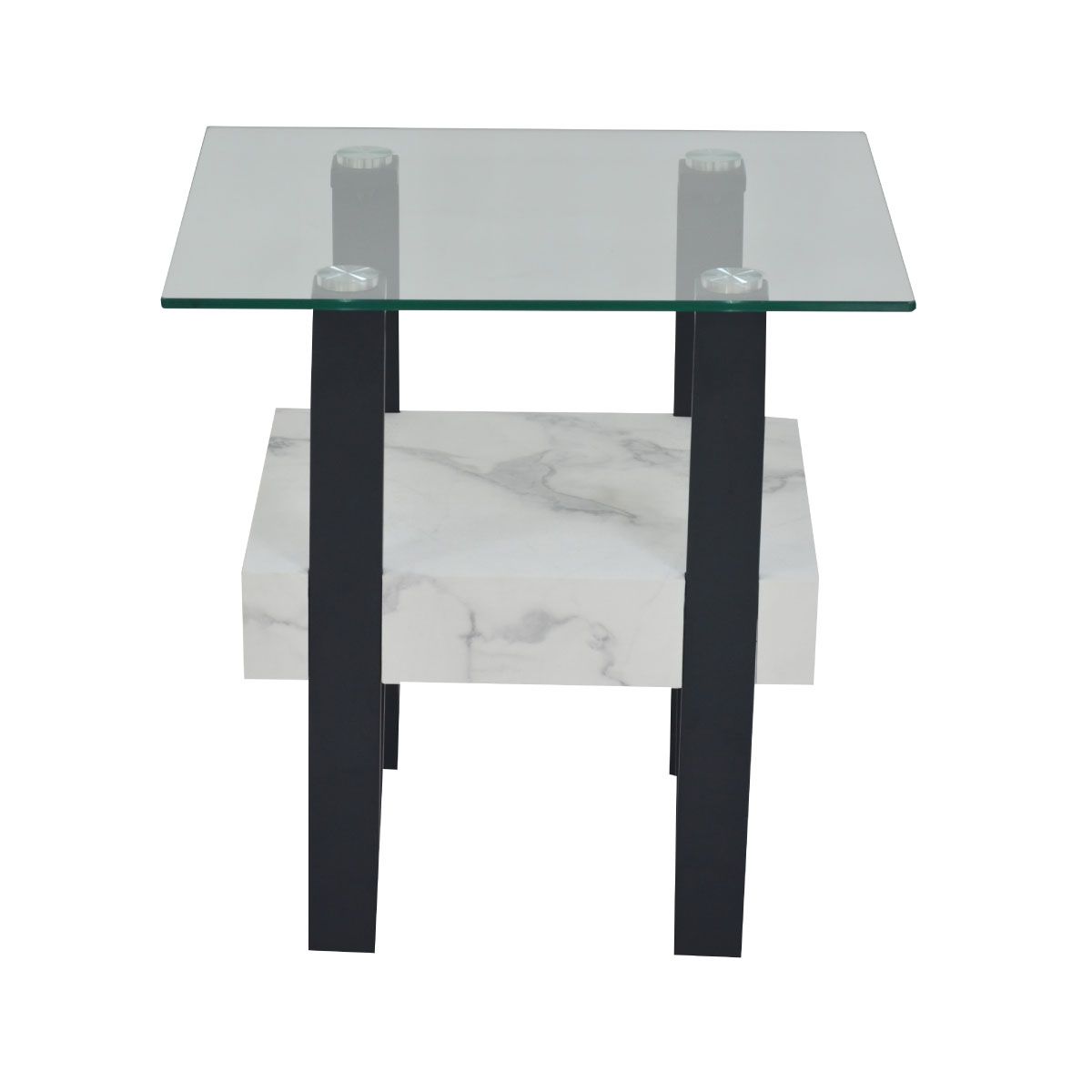 florence marble marble end table