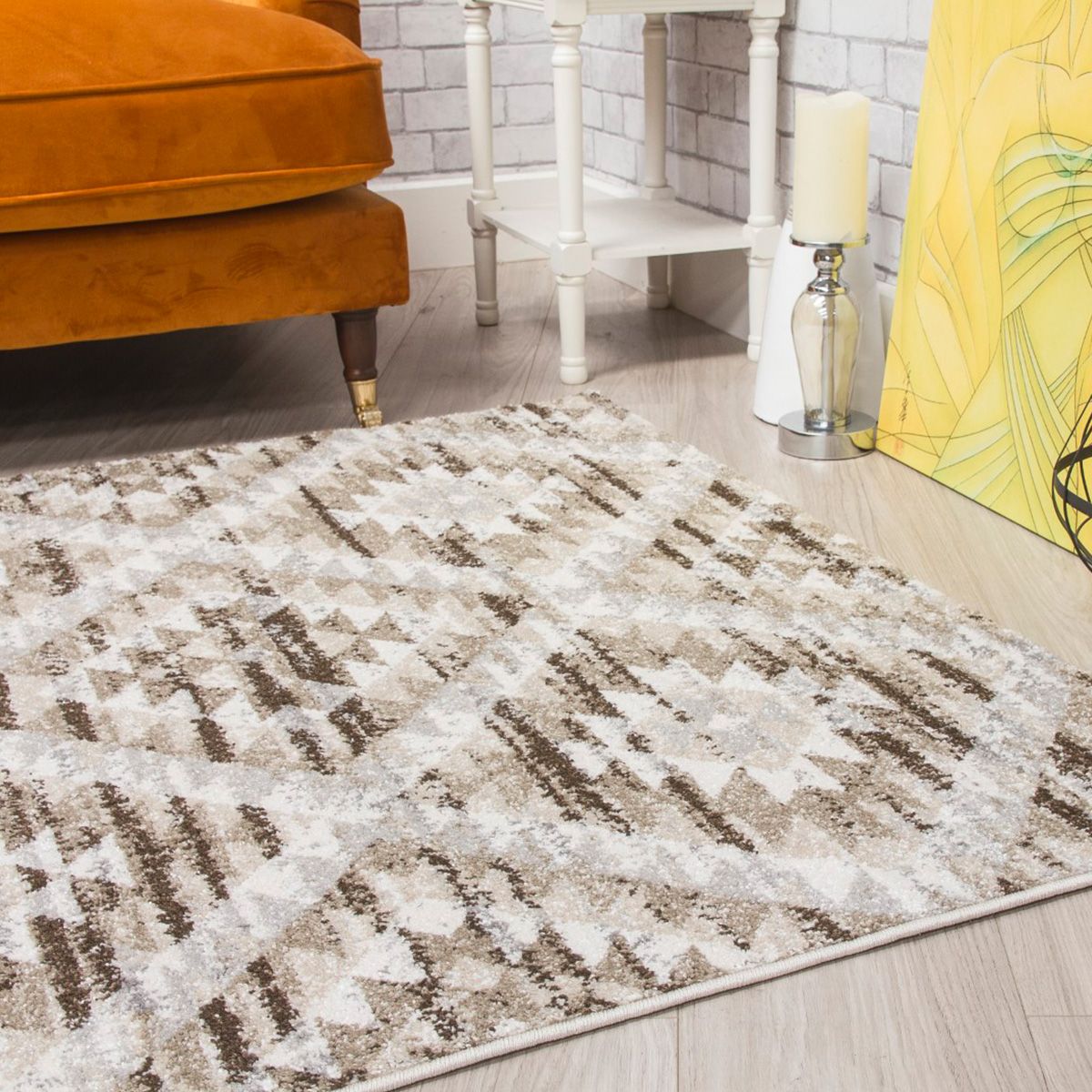 Ardenne Azteca Greige Rug