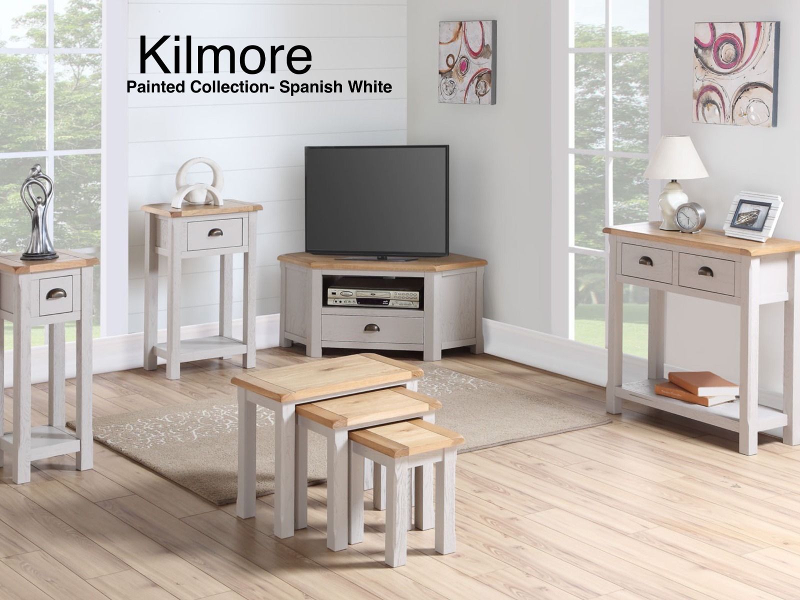 kilmore painted painted console