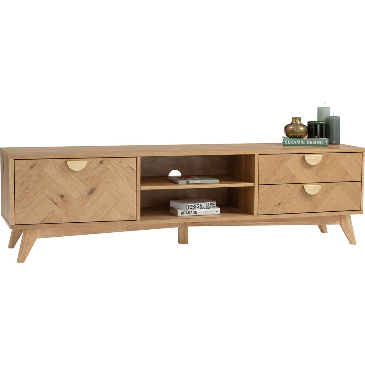 Loftus Natural TV Unit