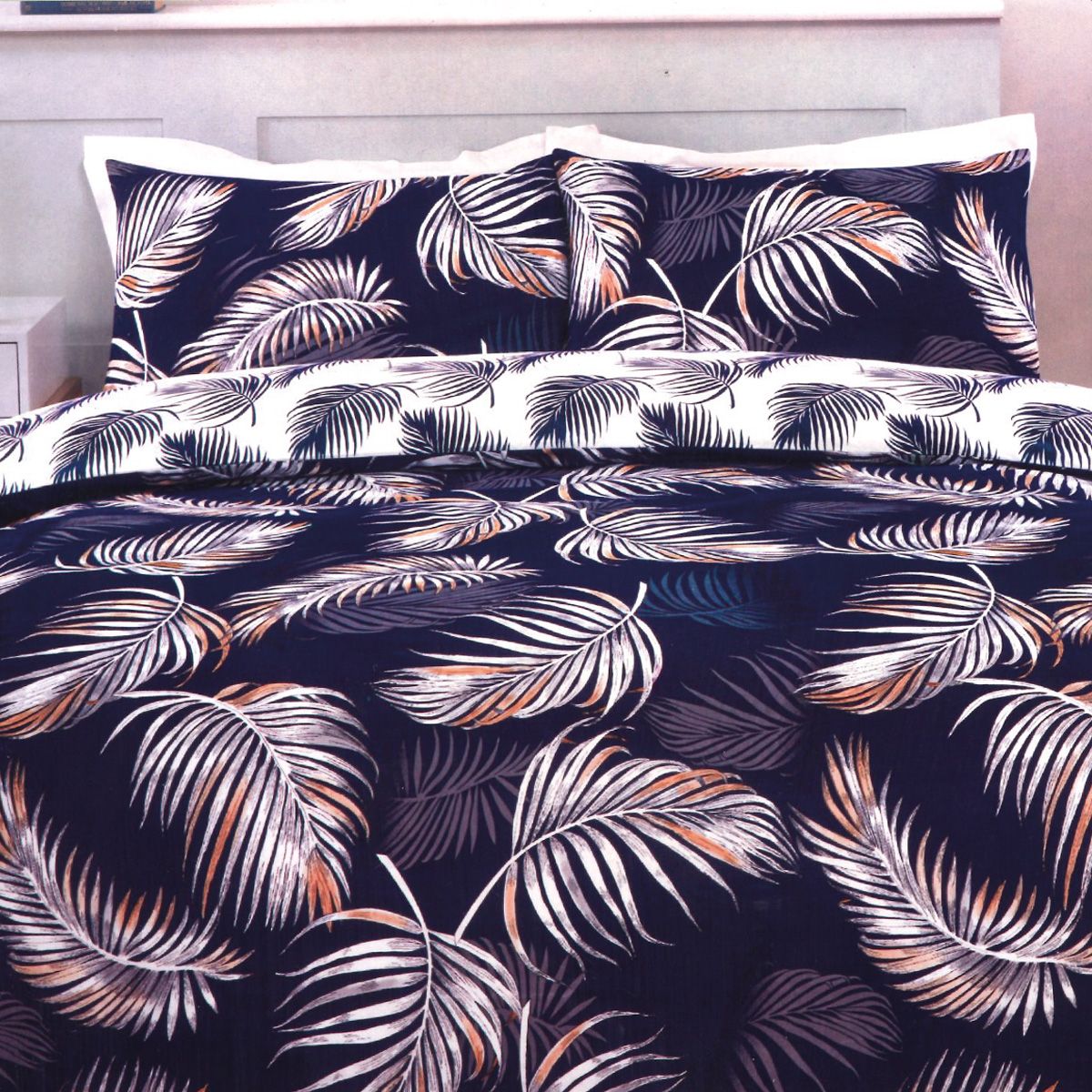 Palm Print Navy-CBDS