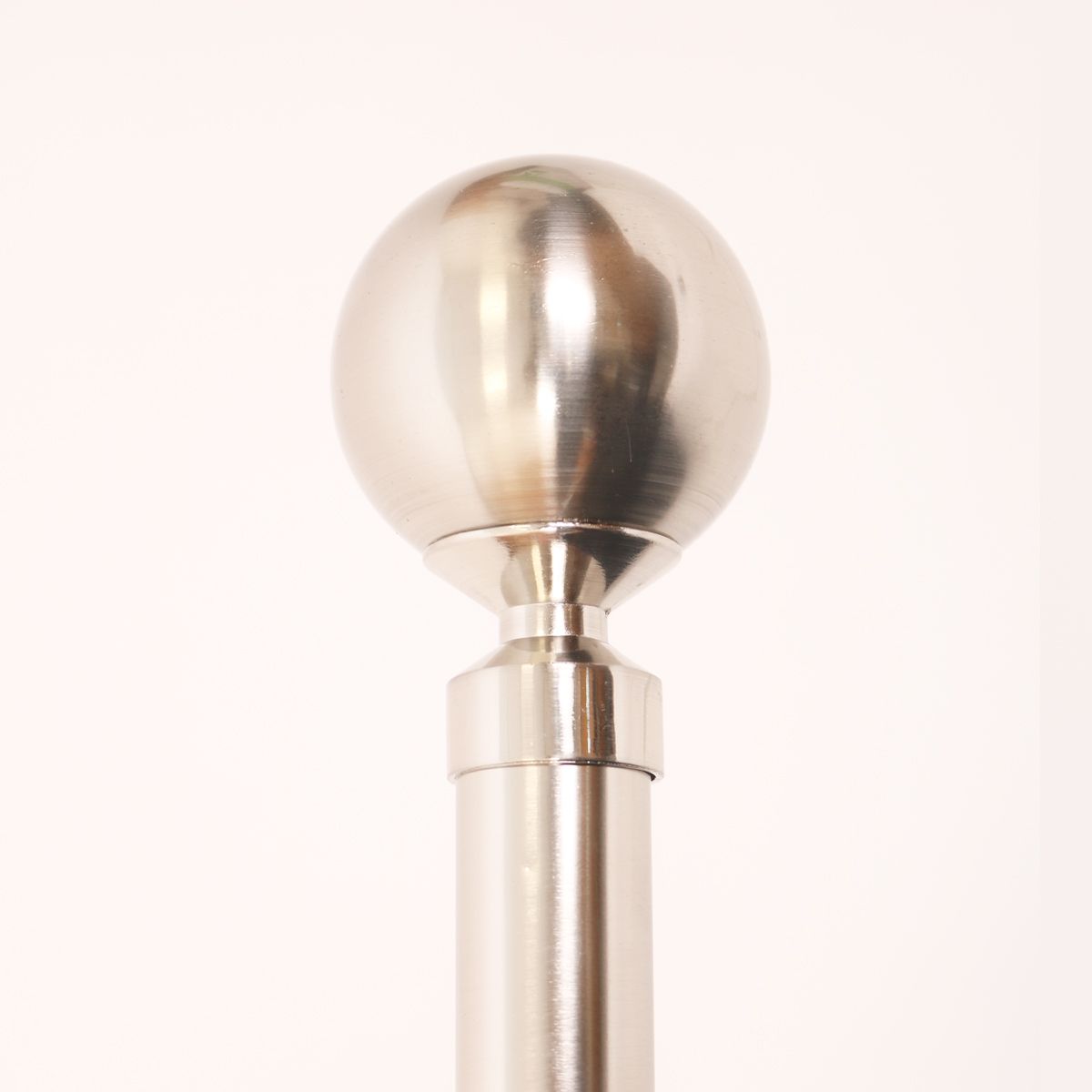 28mm 3 Sided Satin Silver Chrome Baypole