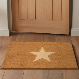 Astley Star Embossed Door Mat