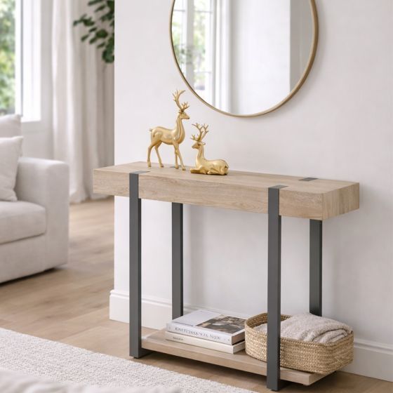 eaton range oak oak console
