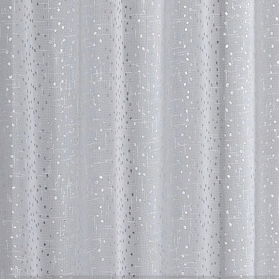 Dotty White Voile Panel