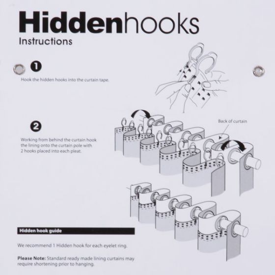 hidden hooks clear clear 8pk